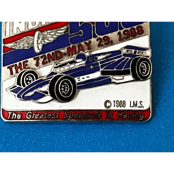 Indianapolis 500 | Accessories | Vintage 988 Indianapolis 50 Pin Rick ...